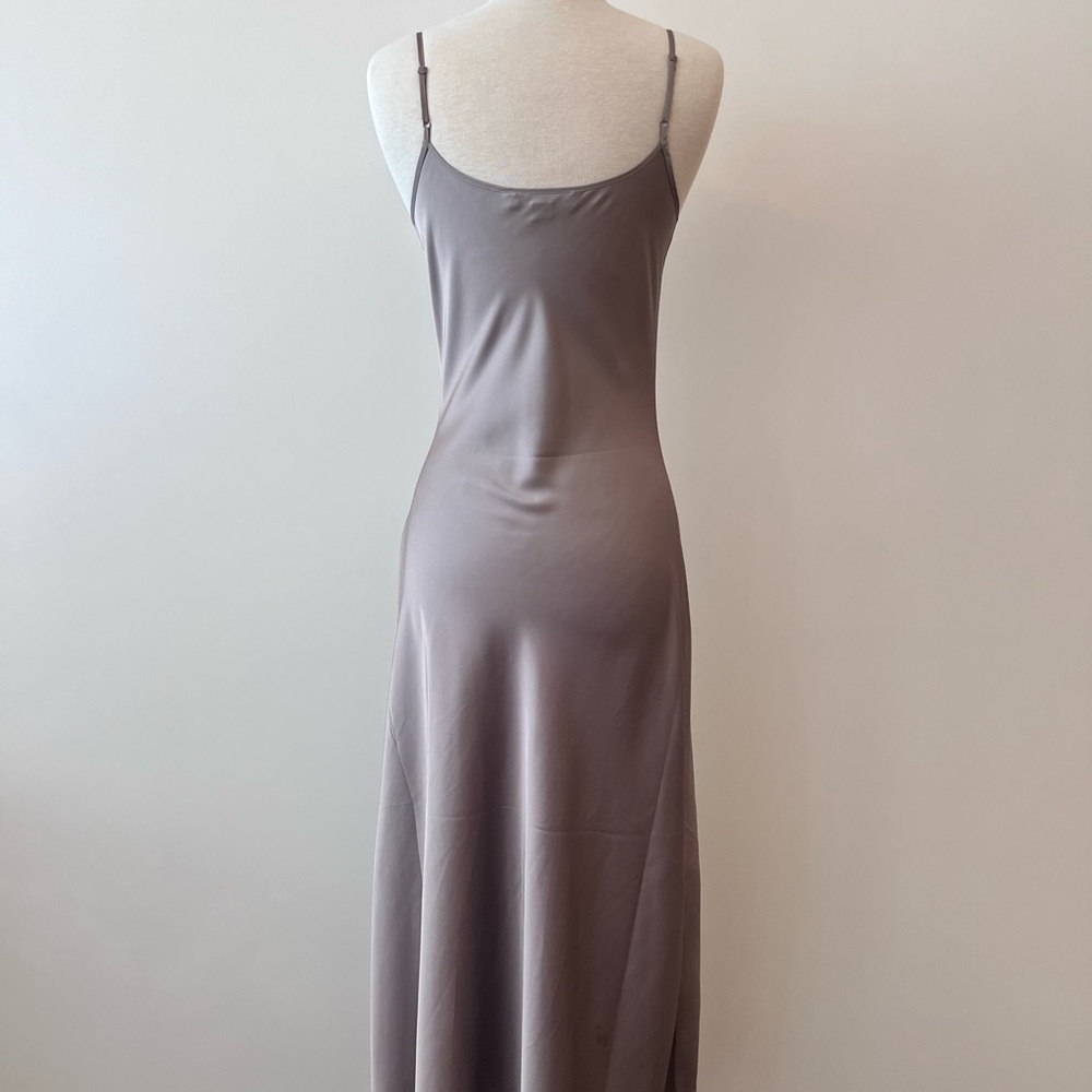 Allsaints Silver Pearl Gray Slip Dress - Gem